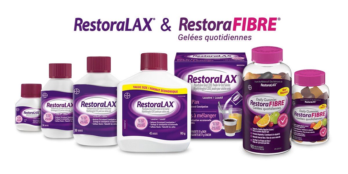 Obtenez un soulagement | RestoraLAX® Canada
